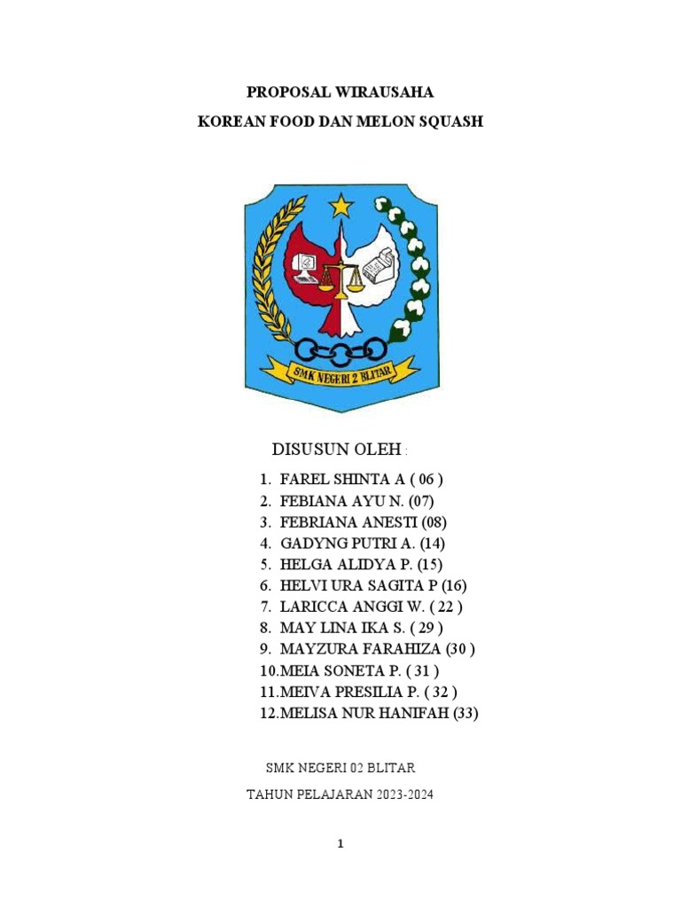 Proposal Wirausaha | PDF