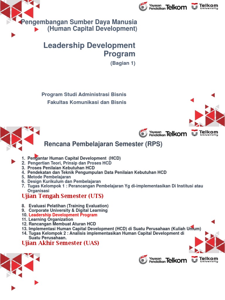 Week 10 Leadership Development Program Bagian 1.pdf | PDF