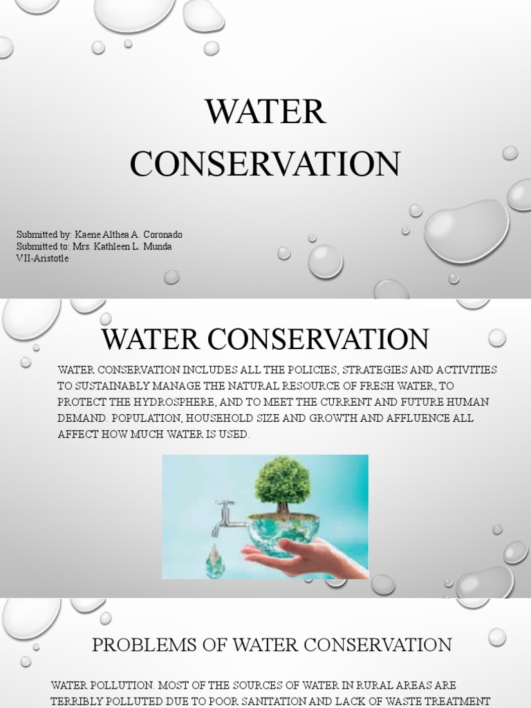 Water Conservation | PDF | Water Conservation | Water