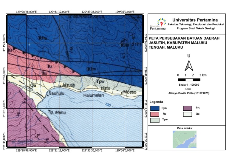 Peta Persebaran Batu Jasutih (SIG) | PDF