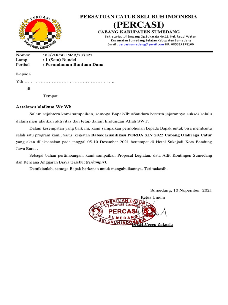 Proposal BK PORDA | PDF