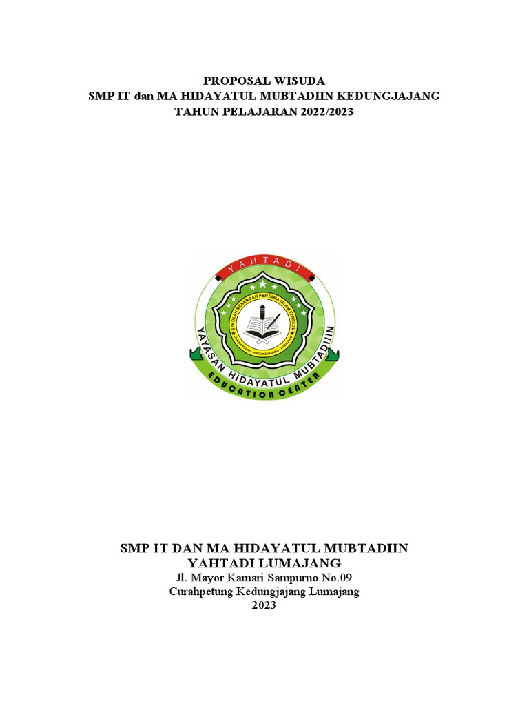 Proposal Wisuda | PDF