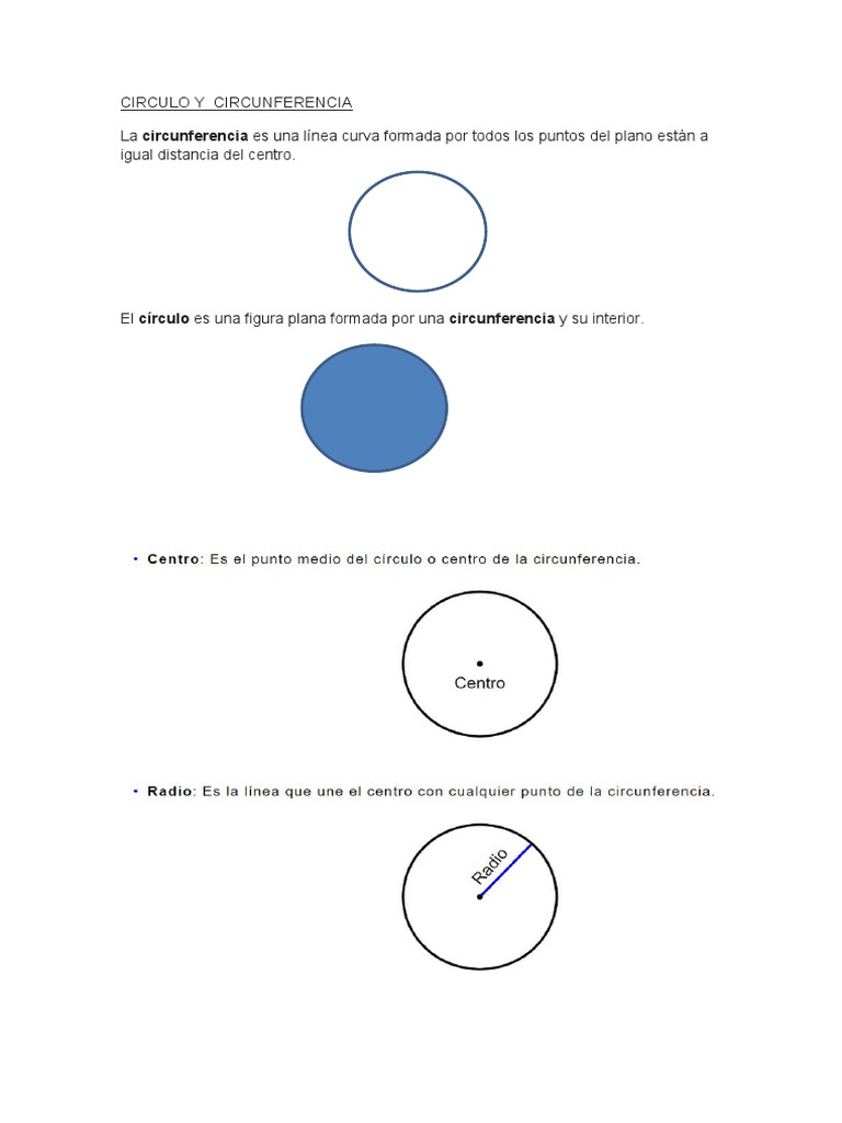 Circulo y Circunferencia Examen | PDF | Triángulo | Matemática Elemental