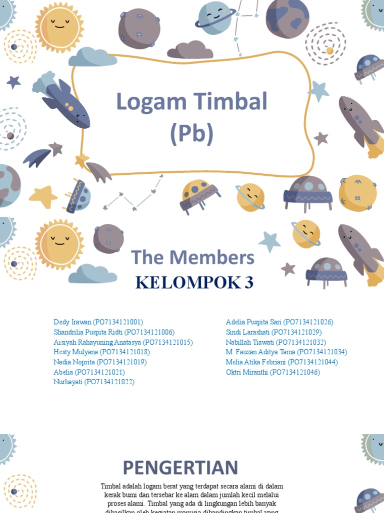 Karakteristik dan Toksisitas Timbal (Pb) | PDF