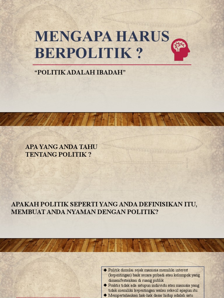Pentingnya Berpolitik untuk Keadilan | PDF