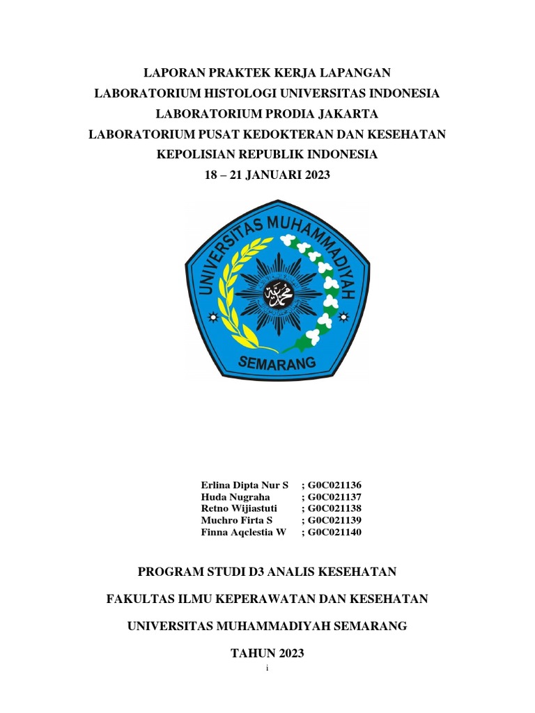 Laporan Praktek Kerja Lapangan | PDF