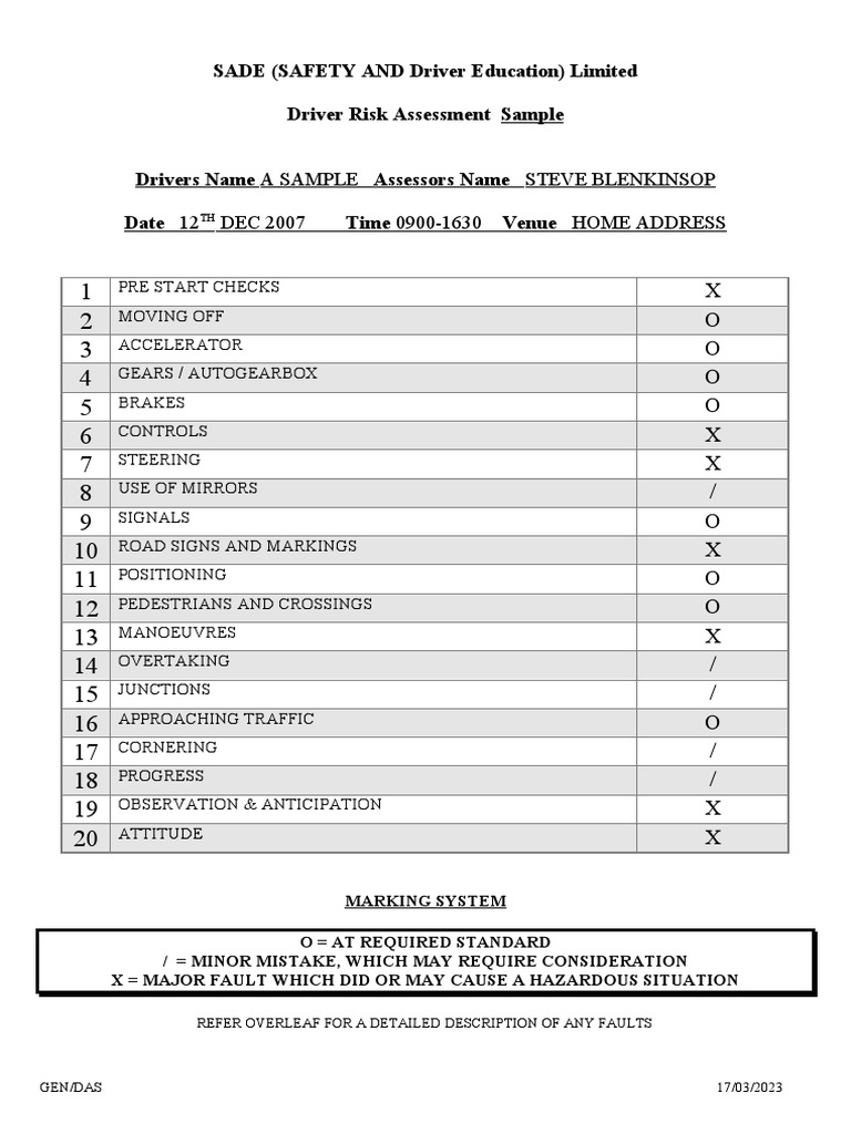 Report Sample | Download Free PDF | Driving | Driver's License