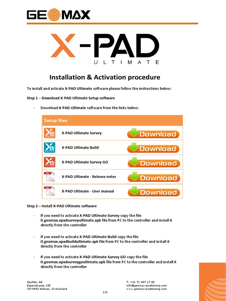 X-PAD Ultimate - Installation and Activation | PDF | Computer File | Internet