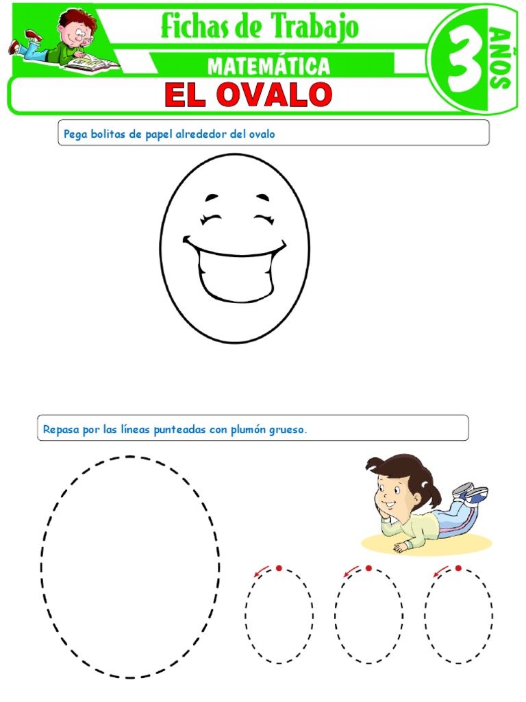 Actividades del óvalo para preescolar | PDF
