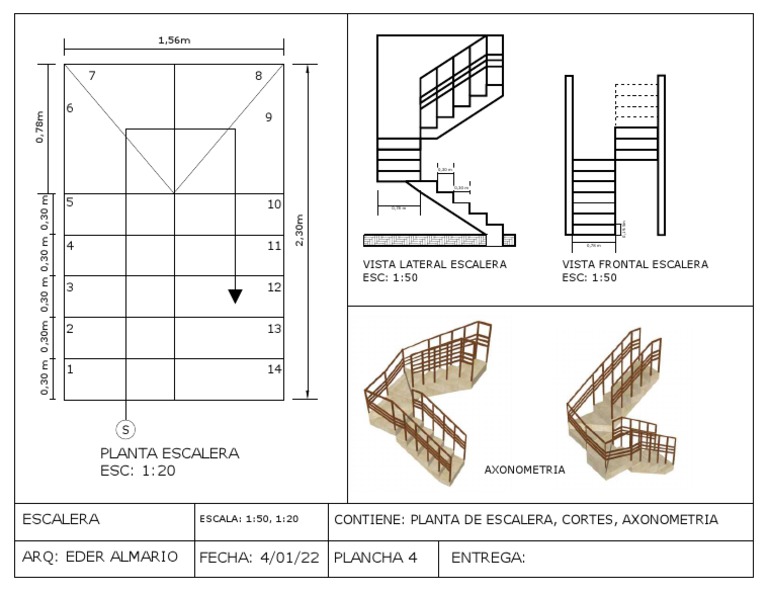 Detalle Escalera | PDF