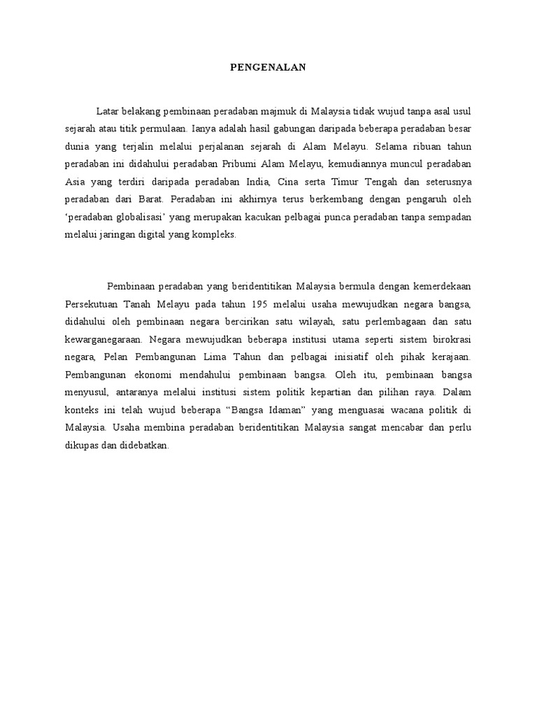 Etika Peradaban | PDF