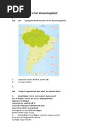 Aardrijkskunde Toets Amazonegebied | PDF