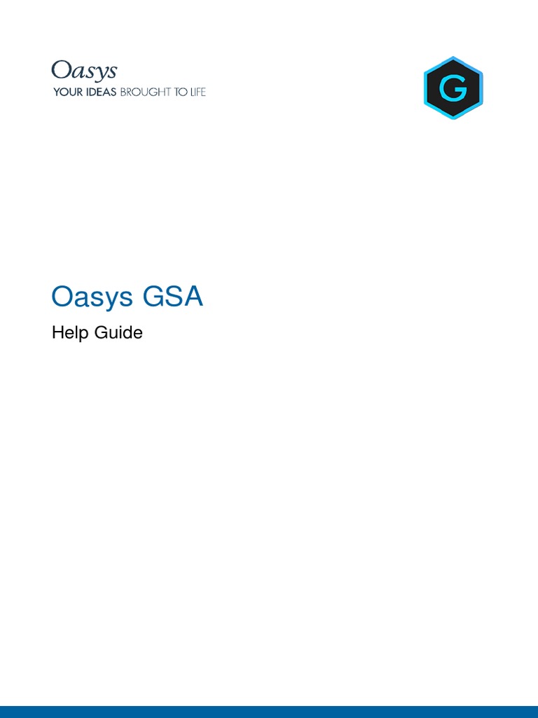 GSA Manual PDF | PDF | Spreadsheet | Menu (Computing)