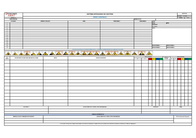 HSE-TF-F-09 IPERC Continuo | PDF