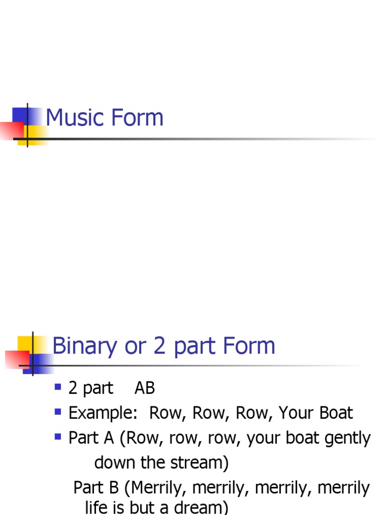 Music Form | PDF
