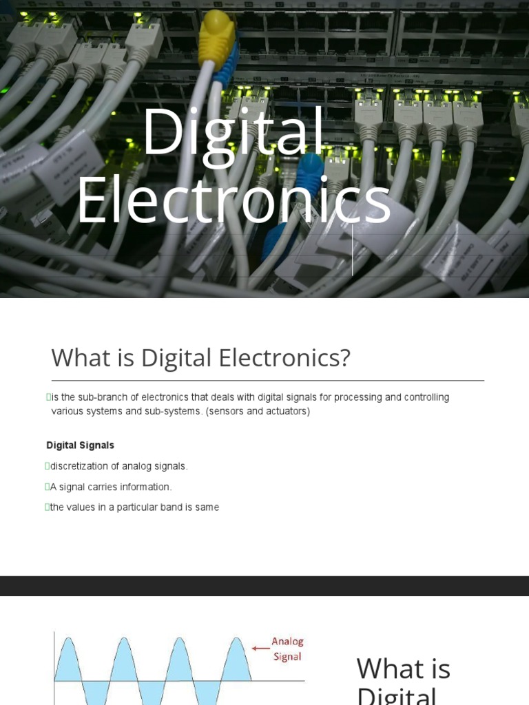 Digital Electronics | PDF | Electronic Circuits | Digital Electronics Digital Electronics | PDF | Electronic Circuits | Digital Electronics