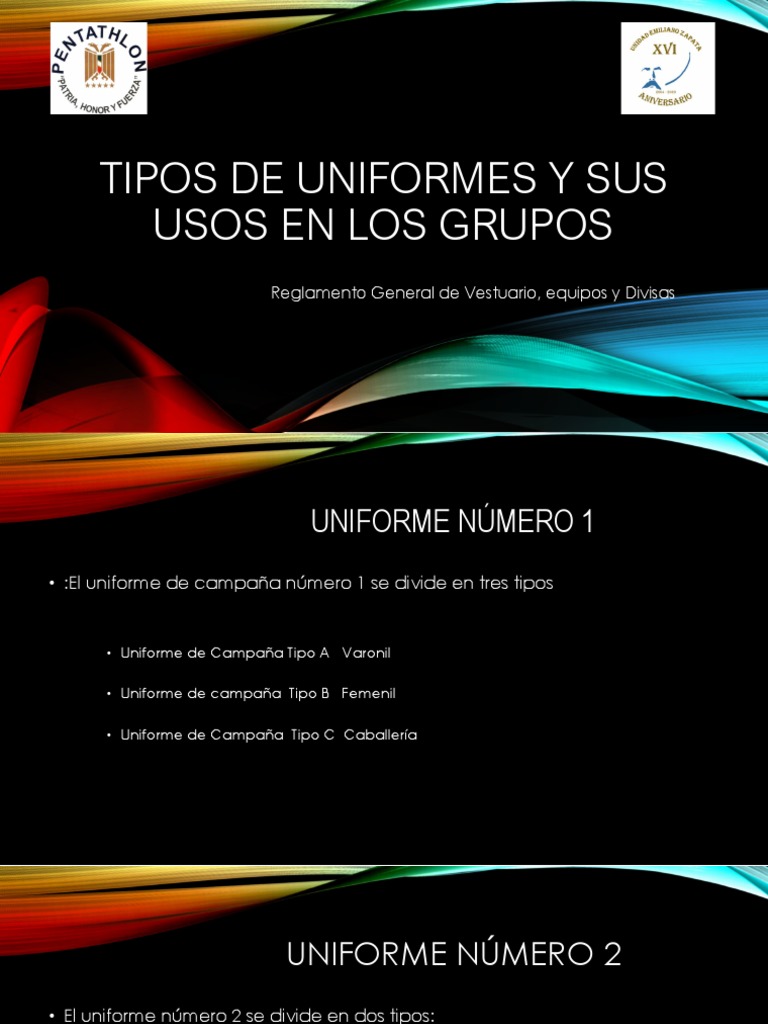 Tipos de Uniformes | PDF