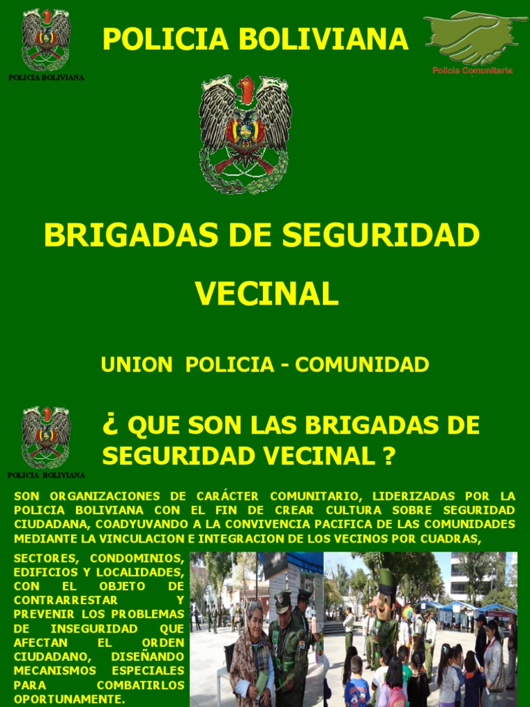 BRIGADAS DE SEG VECINAL - MANUAL POL. COMUNITARIA | PDF | Policía | Valores