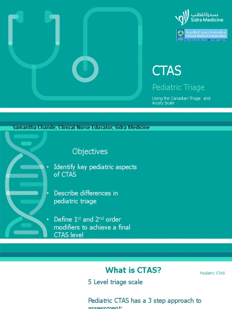 Pediatric CTAS Guidelines and Assessment | PDF