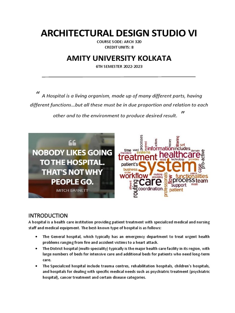 Multi-Speciality Hospital Design Overview | PDF | Hospital | Medicine