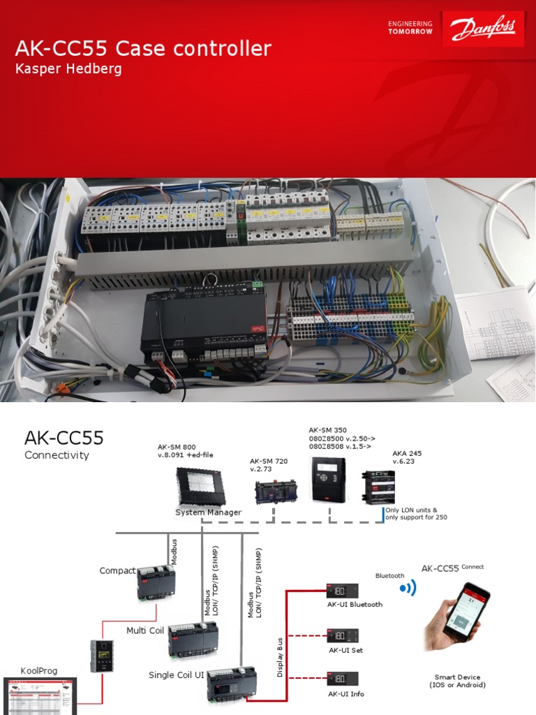 Danfoss AK-CC55 Case Controller Guide | PDF | Mobile App | Electrical ...