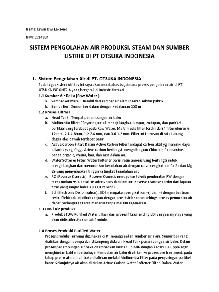 Tugas Sistem Utilitas | PDF | Sains & Matematika | Teknologi & Rekayasa