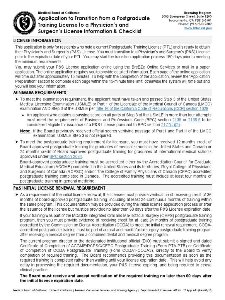 Ca License Checklist | PDF | Asylum Seeker | Health Care