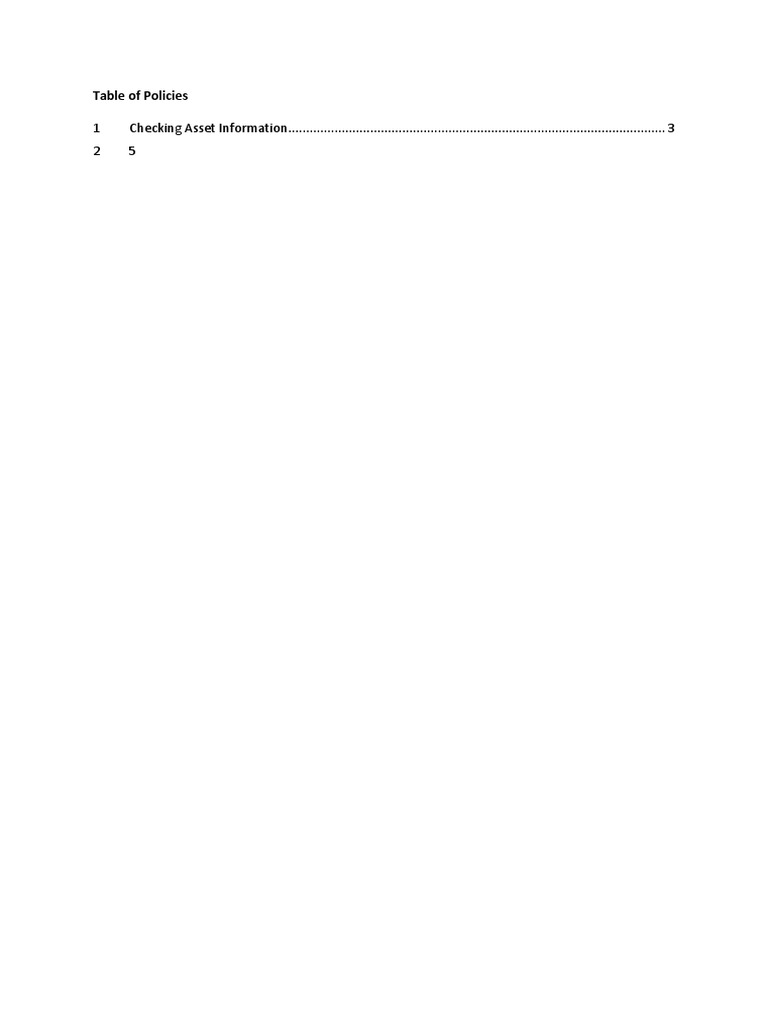 Built Asset Security Management Plan Template | PDF | Information ...