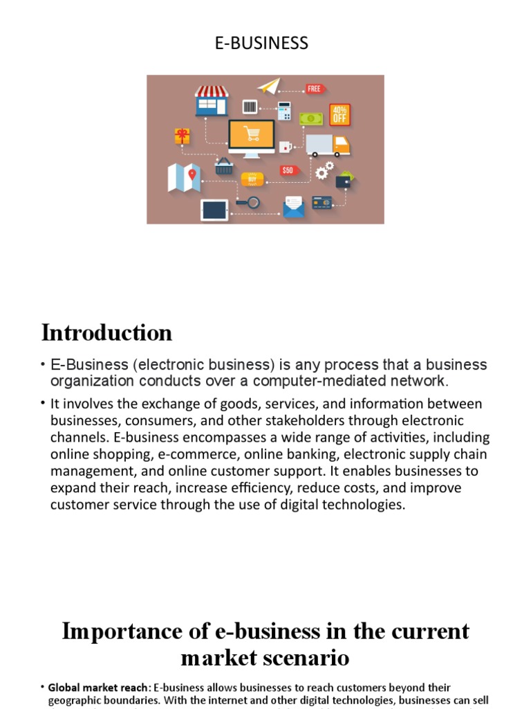E Business | Download Free PDF | Electronic Business | Communication