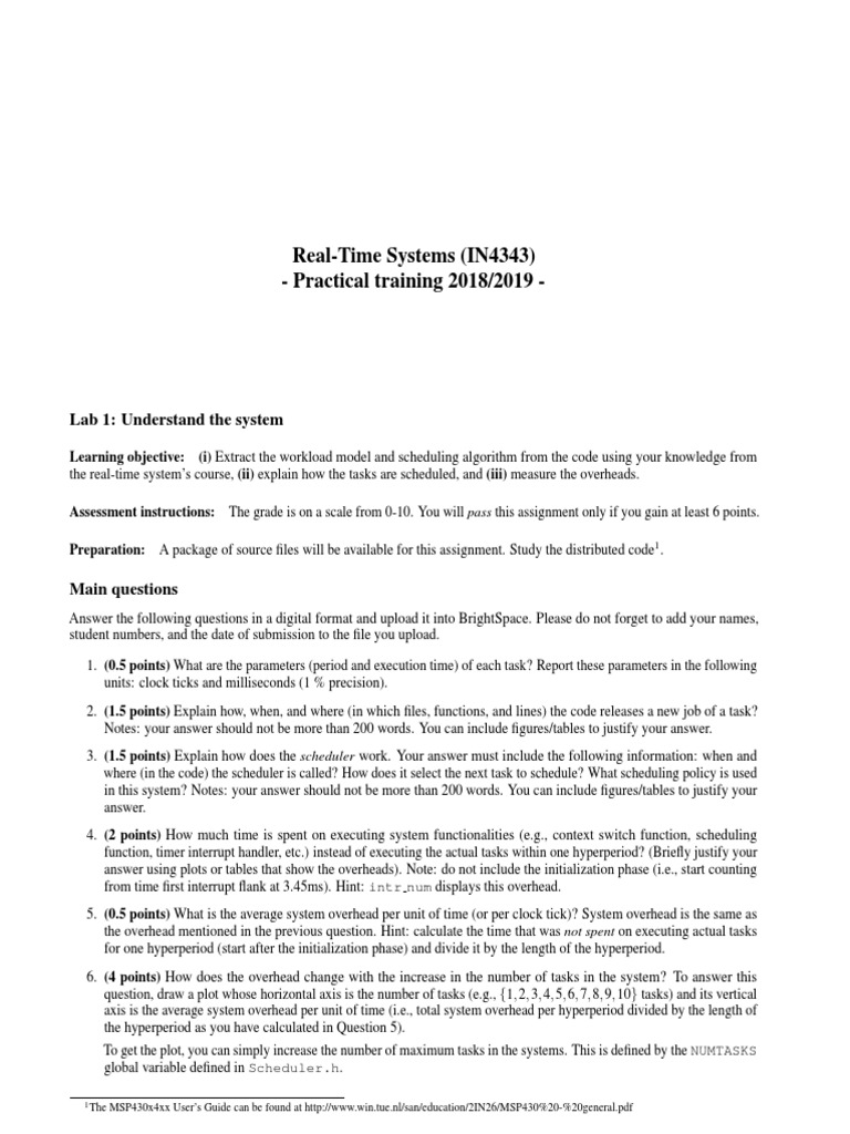 Lab 1 Pdf Scheduling Computing Computer Programming 2597