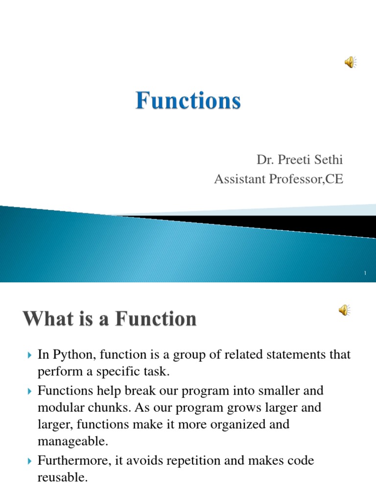 Python Functions Pdf Scope Computer Science Parameter Computer Programming 1247