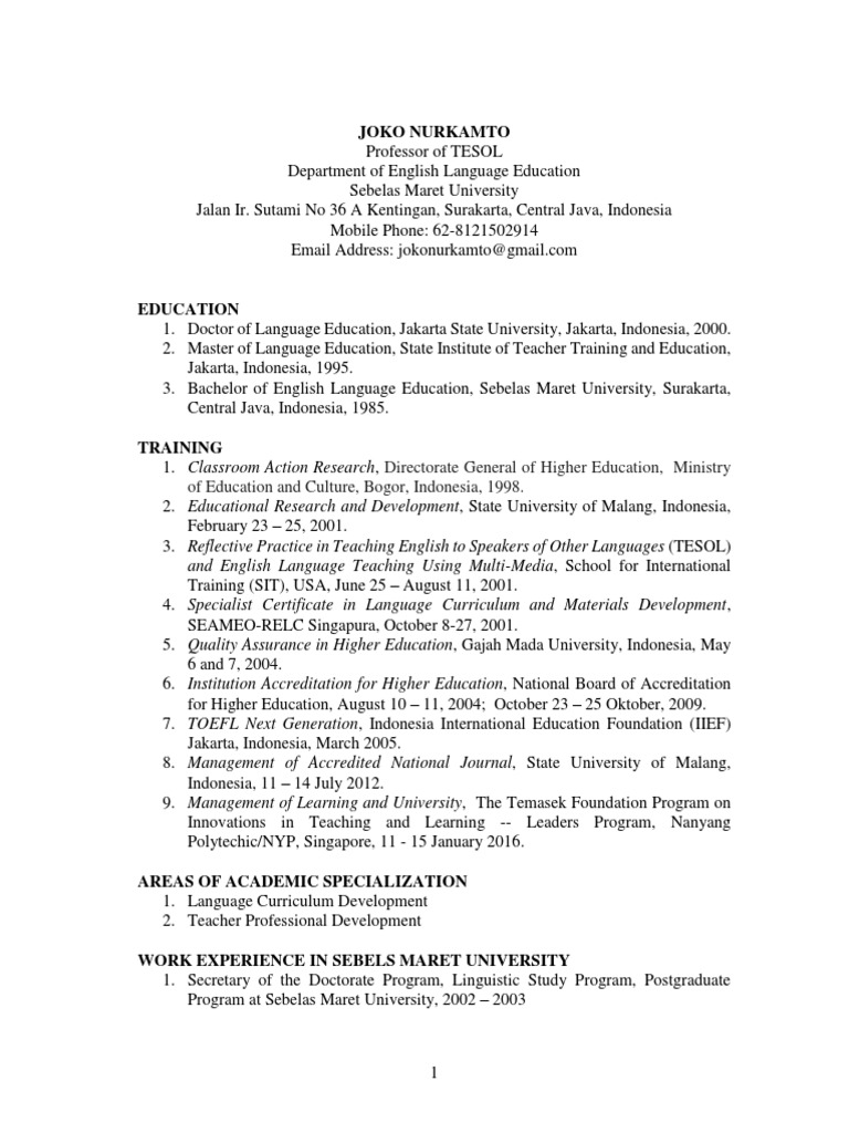 Cv English 7 Pdf English As A Second Or Foreign Language