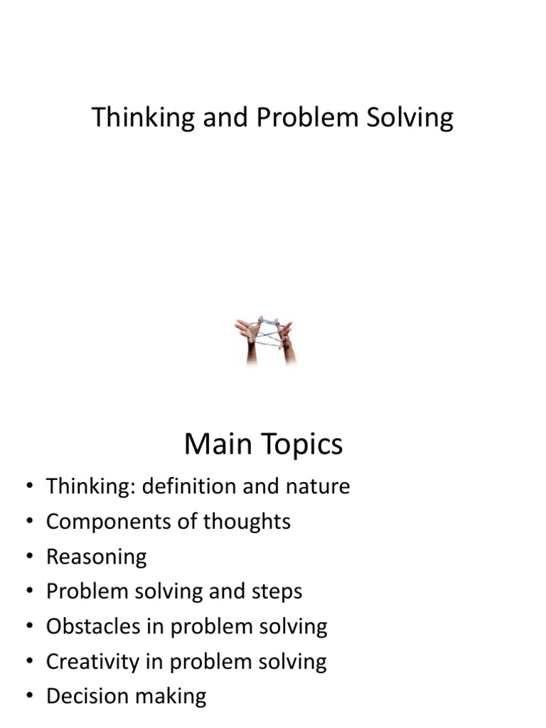 chapter 5.1 thinking problem solving cognition.pdf | PDF | Thought ...