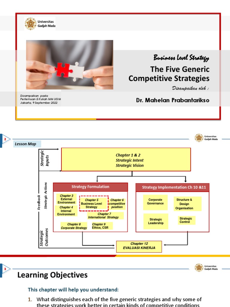 Business Level Strategy: The Five Generic Competitive Strategies | PDF ...