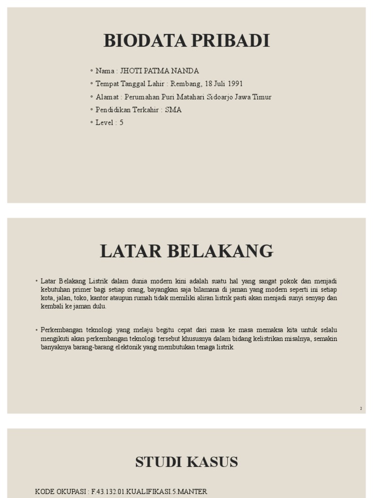 JHOTI PATMA NANDA - Studi Kasus TR | PDF