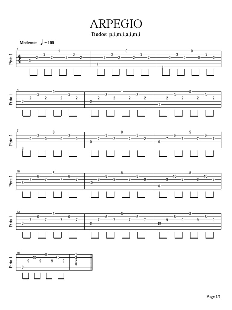 Arpegio | PDF