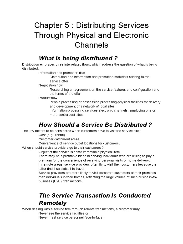 Chapter 5 Service Marketing | Download Free PDF | Franchising | Economies