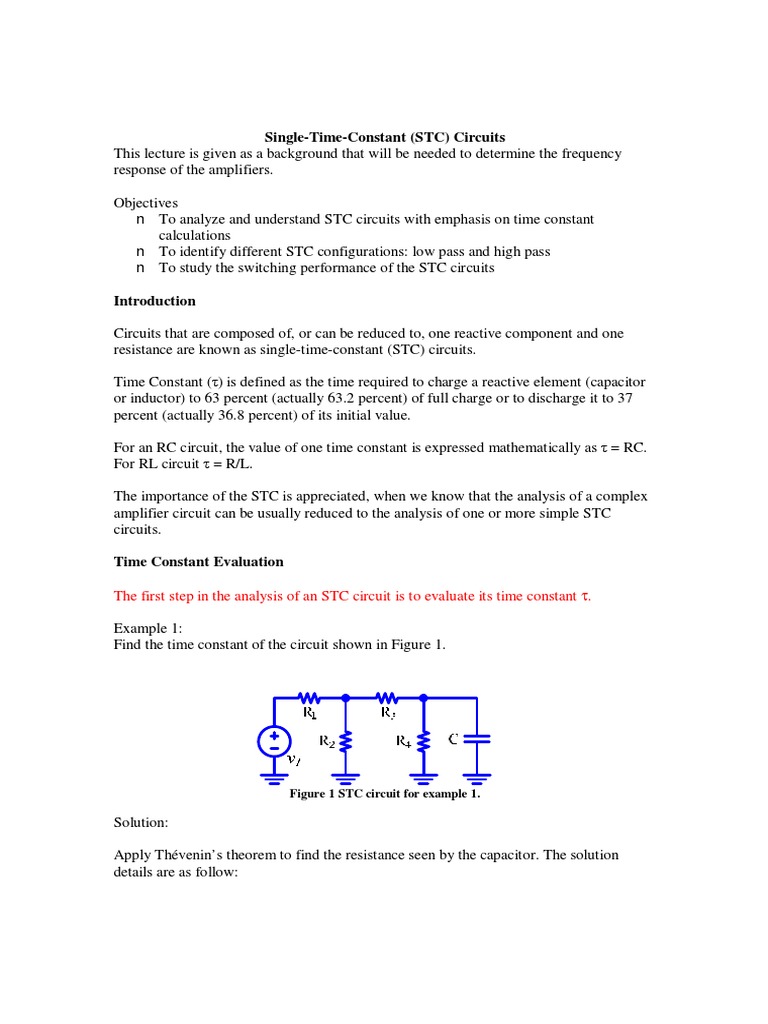 STC Bode Plot | PDF | Low Pass Filter | Electrical Network