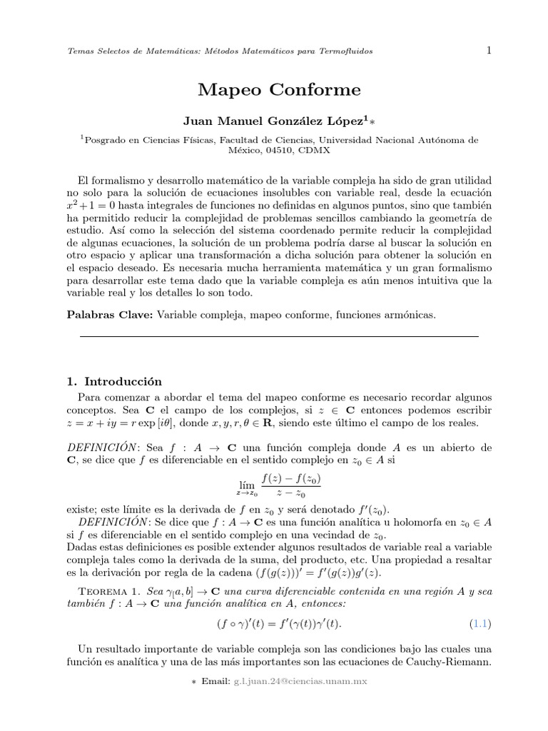 MMTF Tarea31 | PDF | Análisis complejo | Función (Matemáticas)