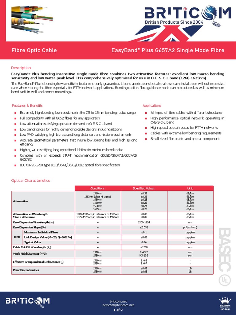 BRITICOM-FIBRE-OPTIC Manual | PDF | Fiber Optic Communication | Optical ...