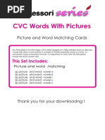 100 CVC Words List-Worksheet by Literacy Learn | PDF