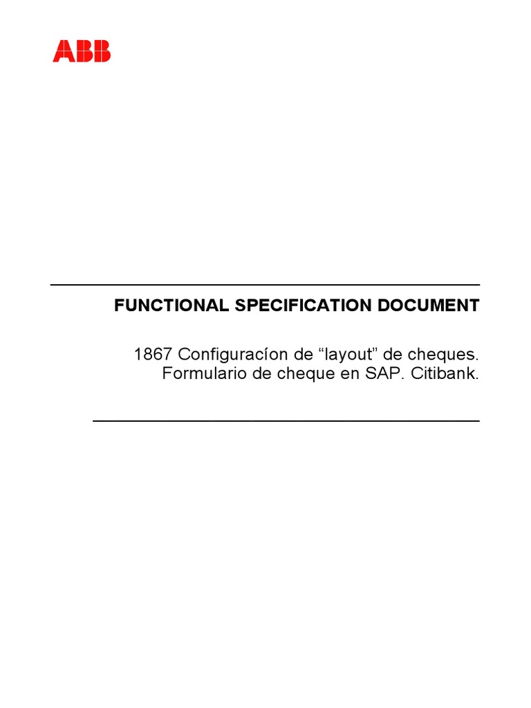 ALL-FSD Functional Specification Document - FI Cheques | PDF | Cheque ...