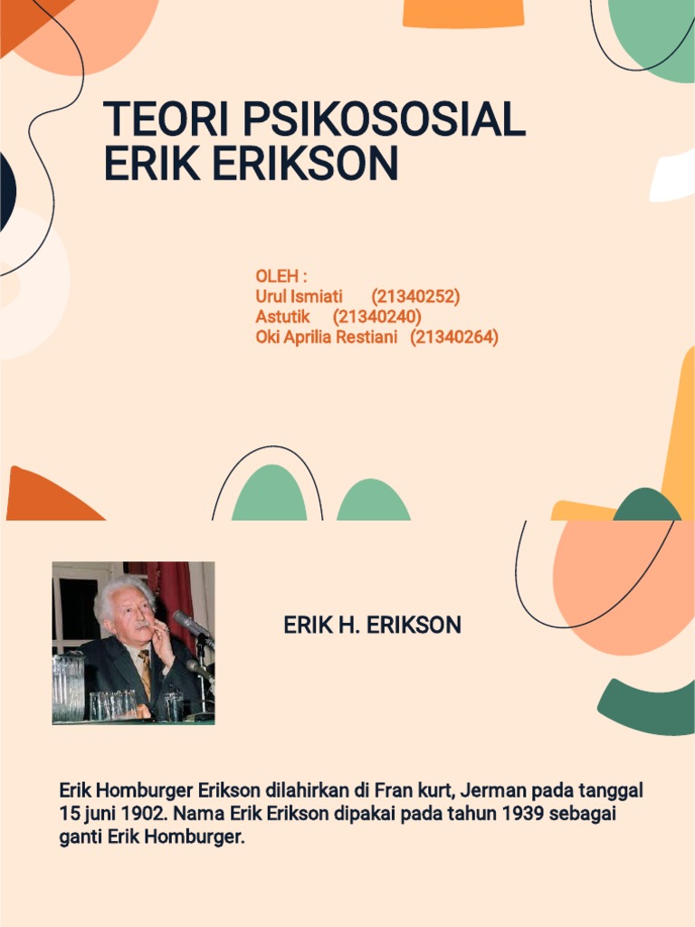 Kel 2.TEORI PSIKOSOSIAL ERIK ERIKSON | PDF