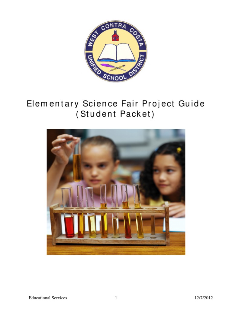 Science Fair Packet PDF | PDF | Experiment | Hypothesis
