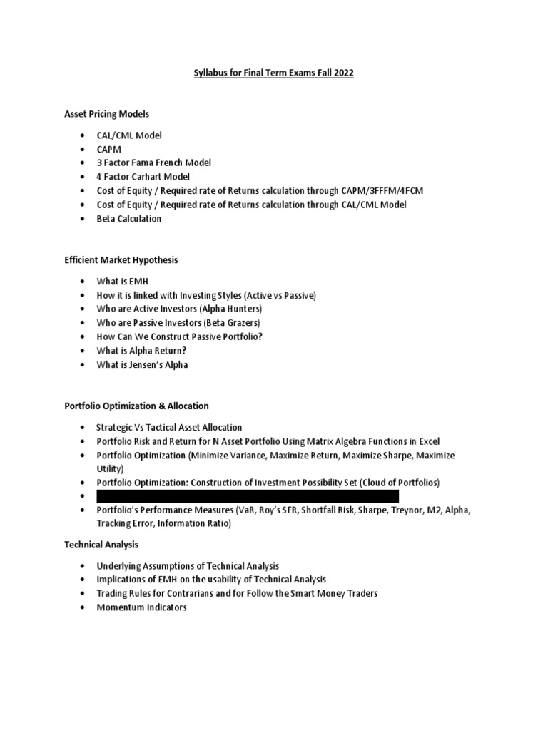 Syllabus Final Fall2022 | PDF