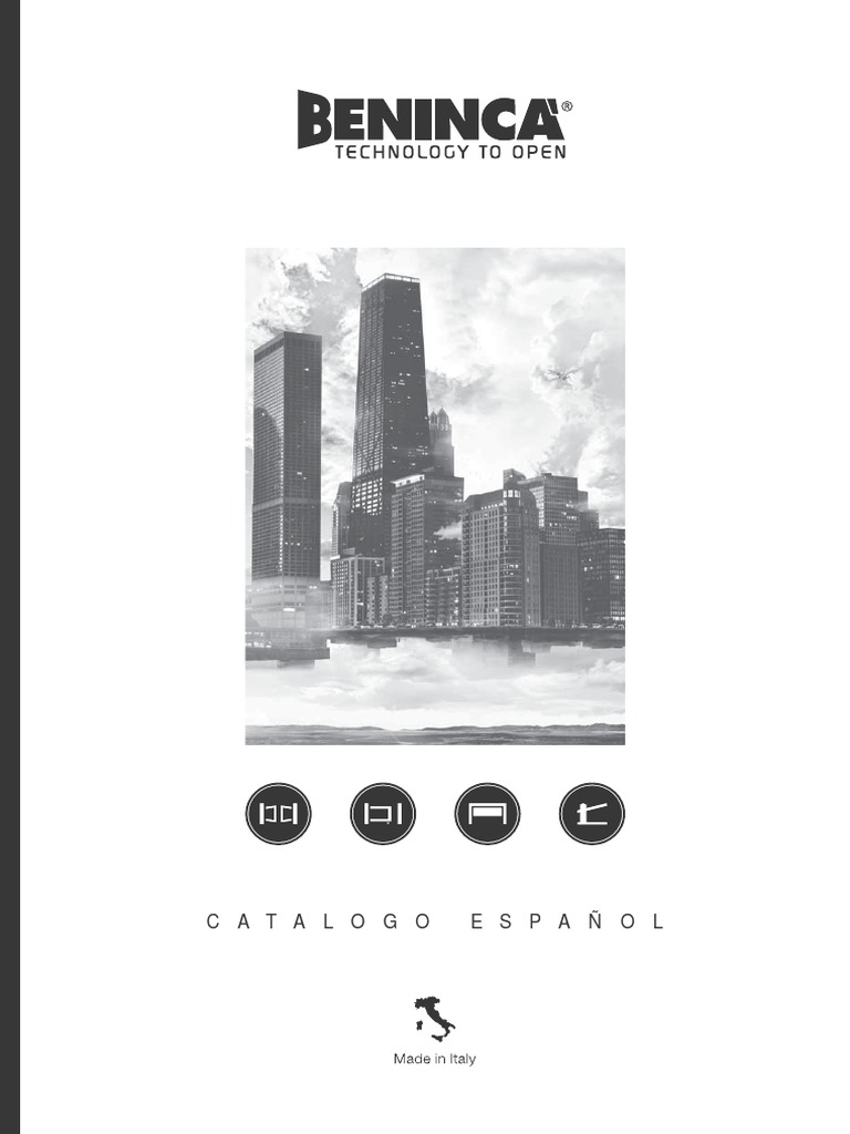 Beninca Esp Cat PDF | PDF | Automatización del hogar | Ciencias fisicas