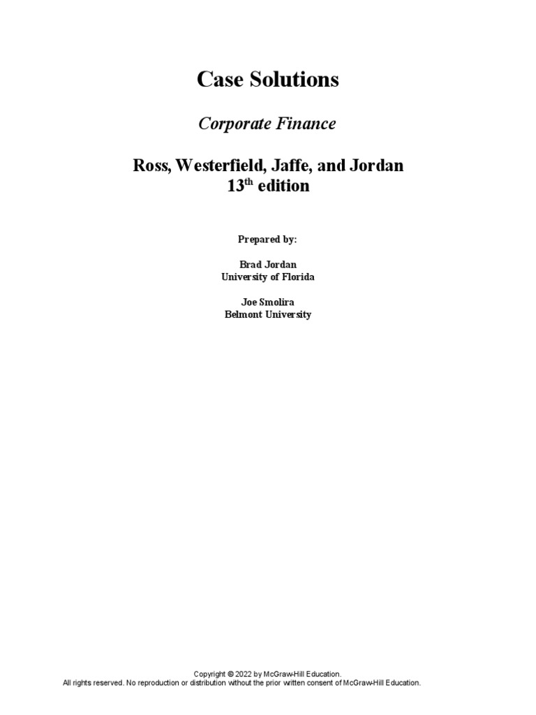 Sample SM Cases CF Ross 13 | PDF | Cash Flow Statement | Private Sector