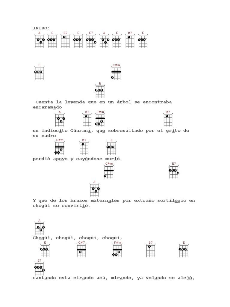 Partitura Del Cuatro. | PDF