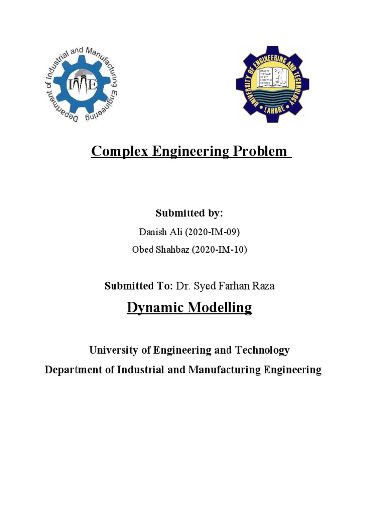 Complex Engineering Problem DM | PDF | System | Time