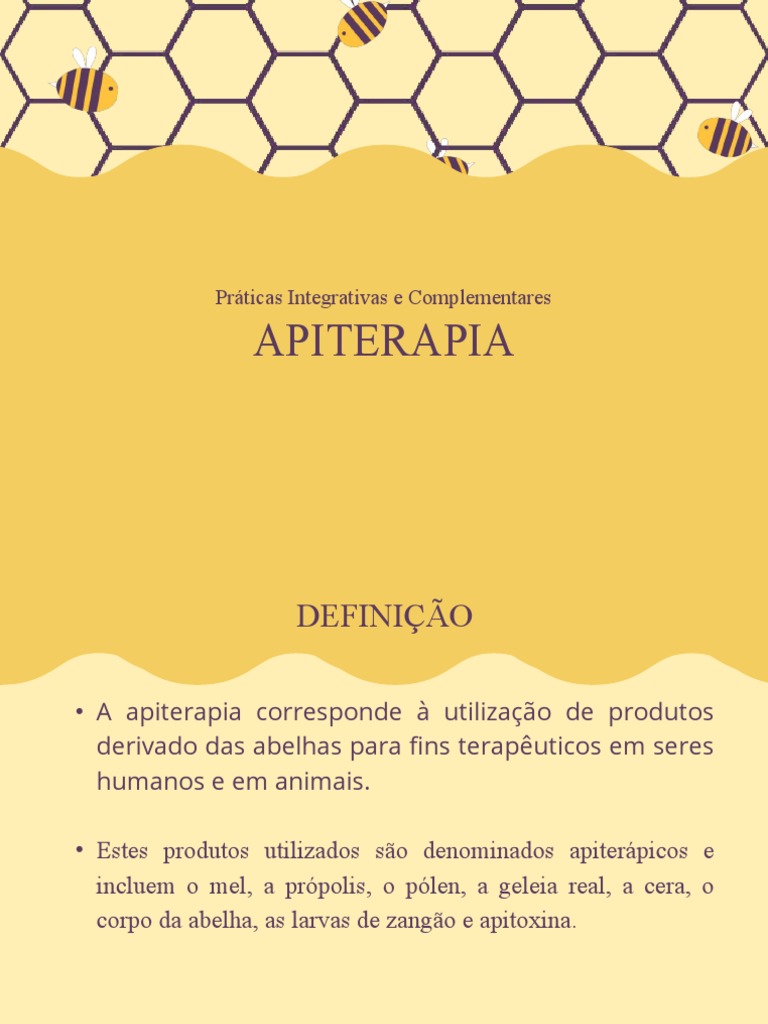 Apiterapia | PDF | Abelhas | Mel